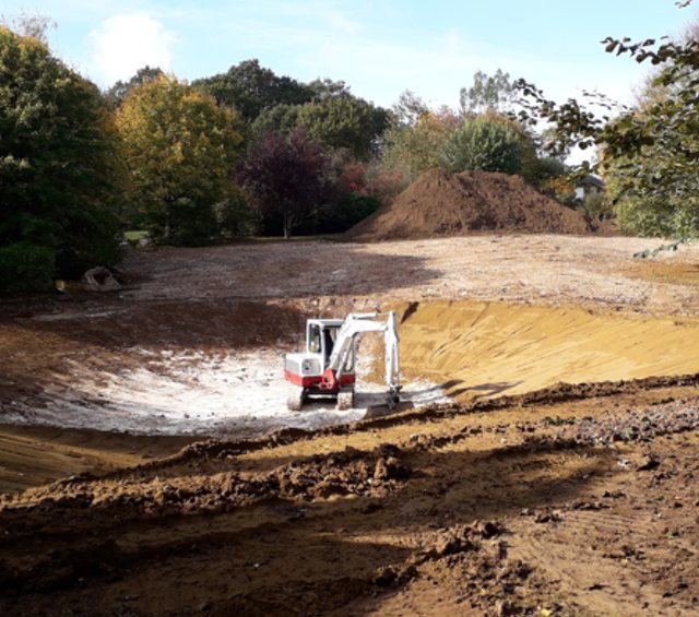 Freelandwater lake construction - Freelandwater